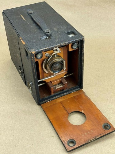 Eastman Kodak No.4 BULLET SPECIAL Model C 1880s Antique Box Camera Rare ...