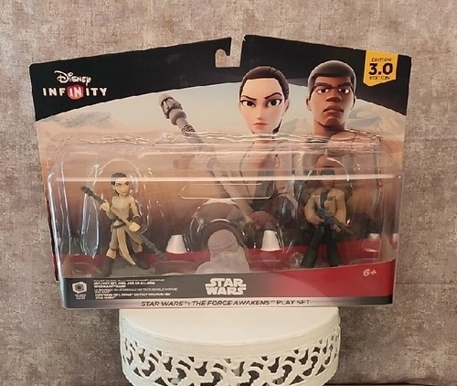 NEW DISNEY INFINITY 3.0 STAR WARS The Force Awakens Playset Finn & Rey ...