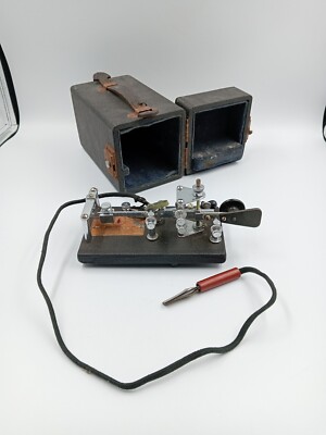 Vintage Vibroplex Morse Code Key, New York, U.S.A., Boxed | eBay