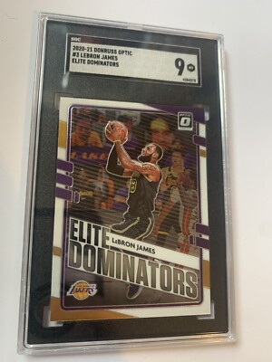 LeBron James 2020-21 Optic Elite Dominators SGC 9 Lakers | eBay