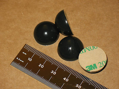 SORBO 3/4" HEMISPHERE CD DVD RUBBER PODS FOOT FEET audioquest SOFT 50D ...