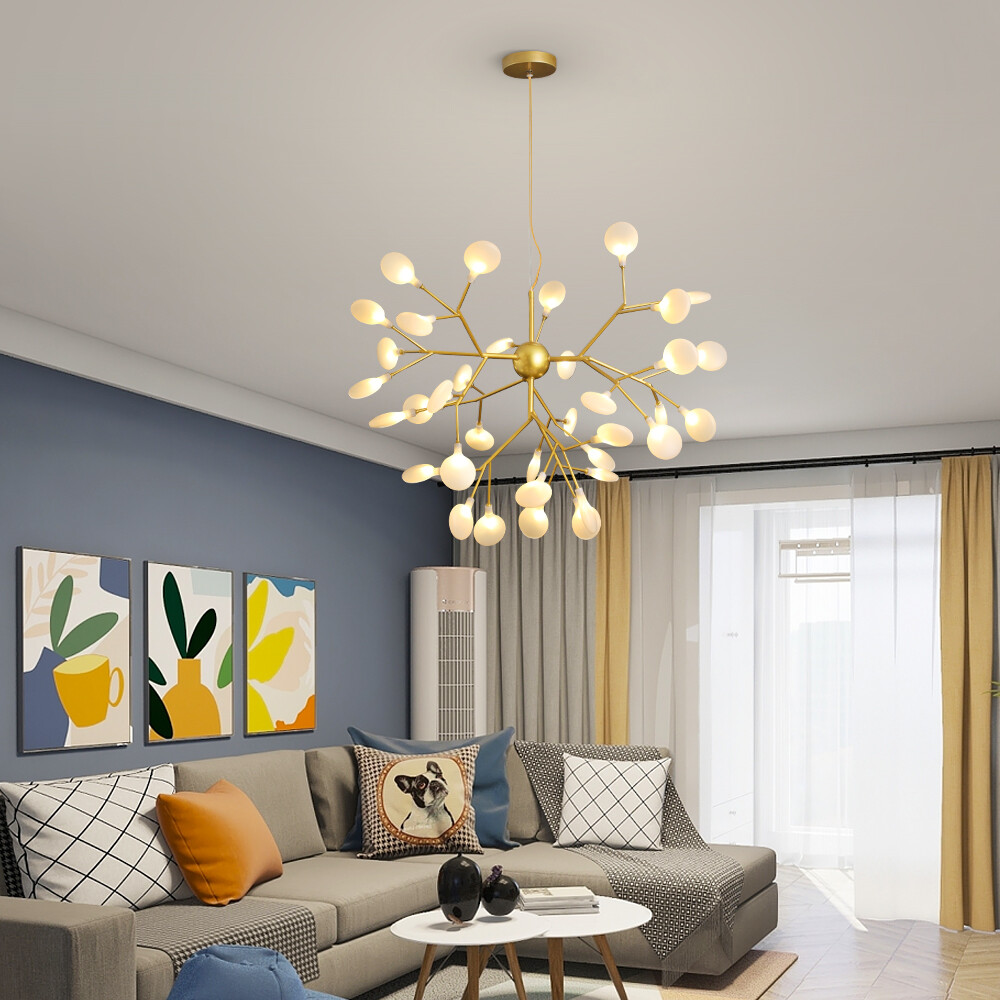 Accent Ceiling Lighting Modern Wood Glass Cylinder Chandelier Ceiling