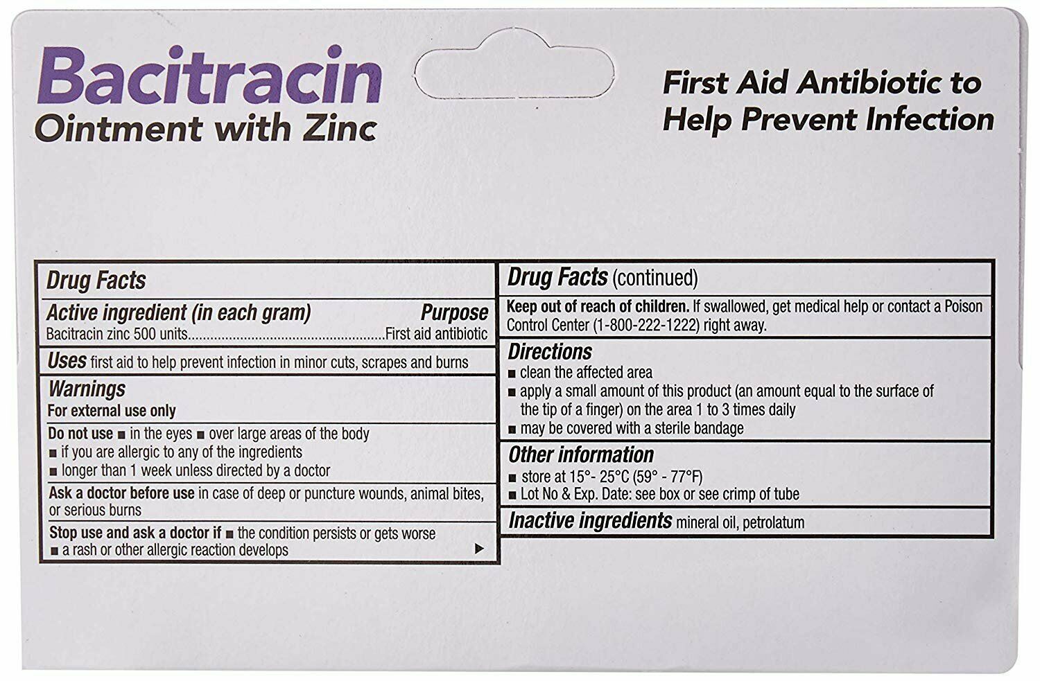 Bacitraycin Plus Antibiotic Original Ointment with Moisturizing Aloe ...