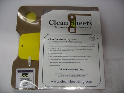 Clean Sheets Superior Mixing Pad (12x12) - 100 Disposable Sheets For ...