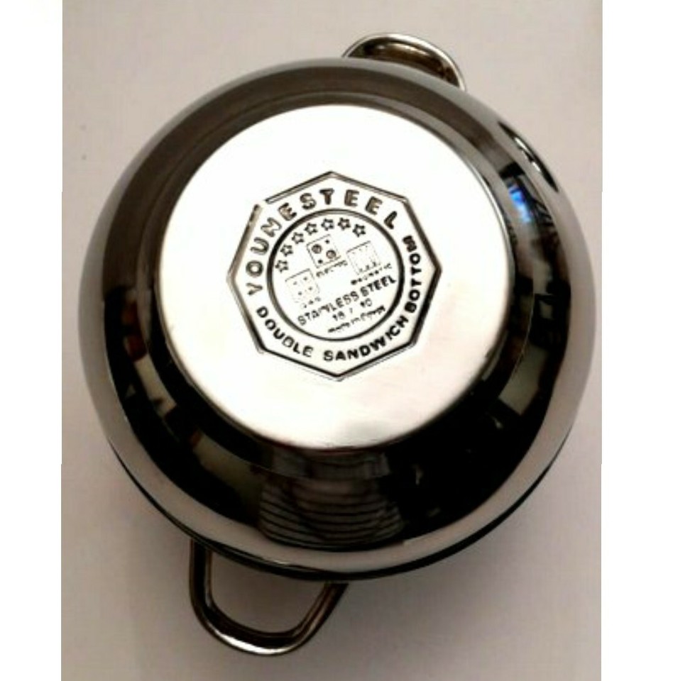 Beans Cooking Pot Stainless Steel Cookware Egyptian Damasa Double ...