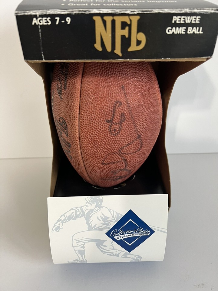Michael Irvin Autographed Mini Football UDA Upper Deck Authentication ...