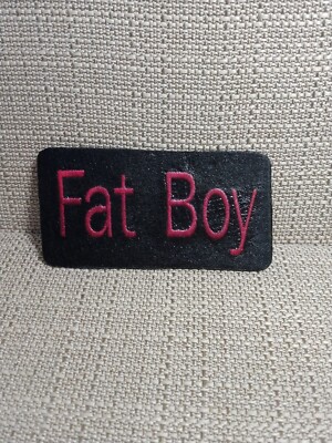 Vintage Fat Boy Patch Non Iron On | eBay