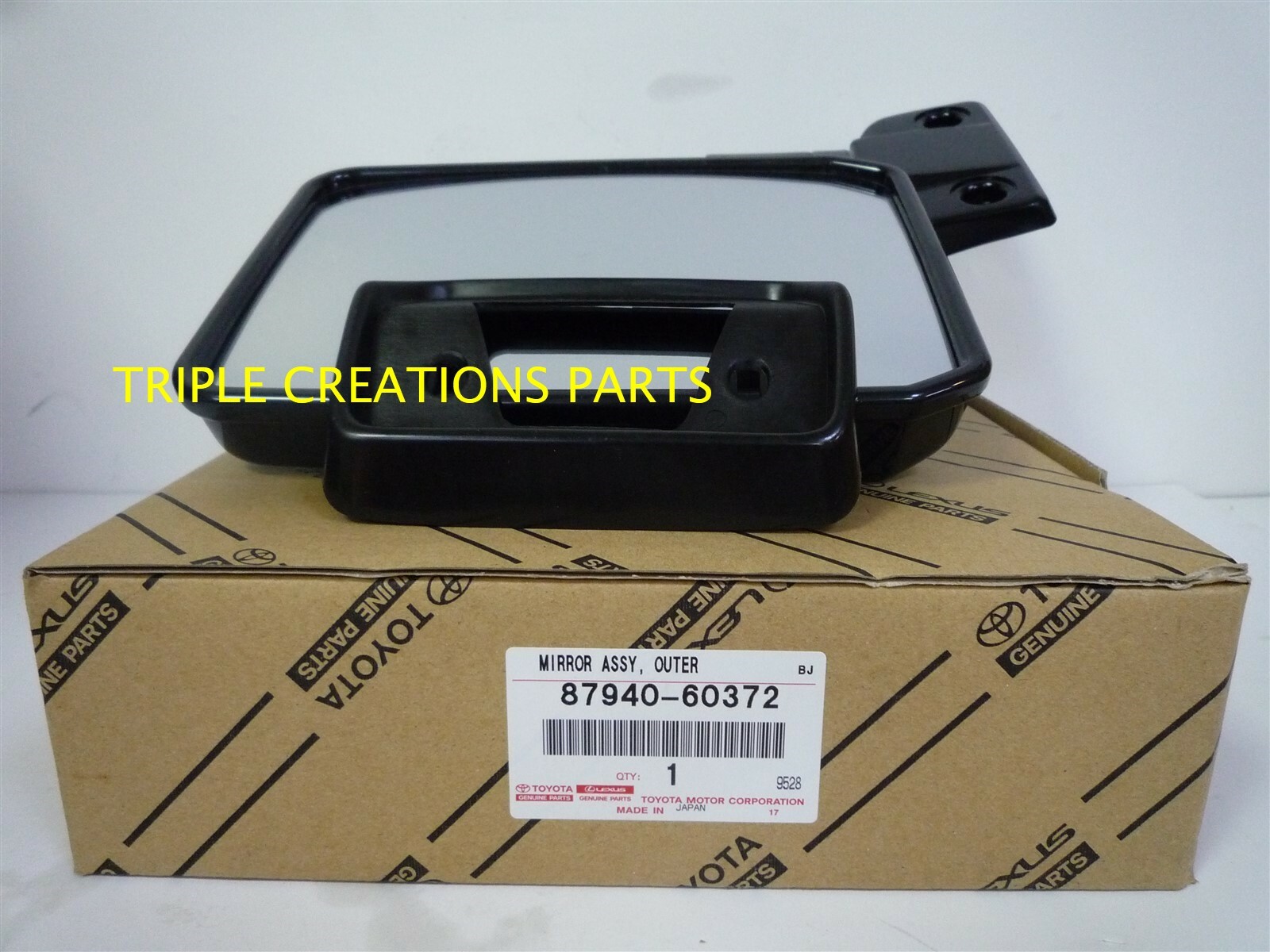 87940-60372 Genuine Toyota Mirror Assy Outer Rear View LH 8794060372 ...