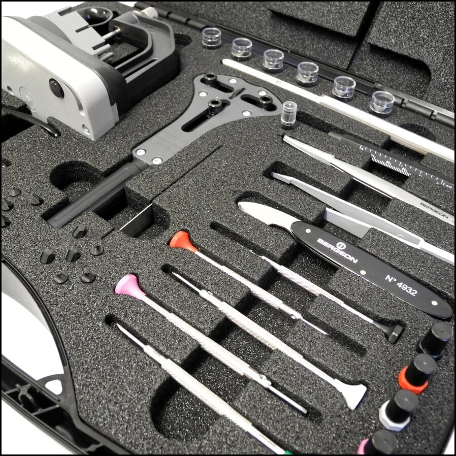 Watchmakers Master Service Tool Case Kit 7815 Bracelet Screwdriver ...
