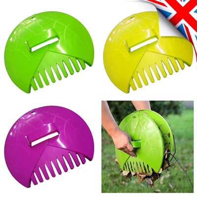 Garden GRASS GRABBER LEAF Handheld Collector Gather Leaves Cleaning | eBay