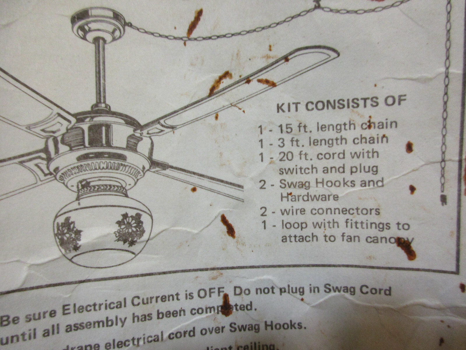 Swag Ceiling Fan Installation | Shelly Lighting