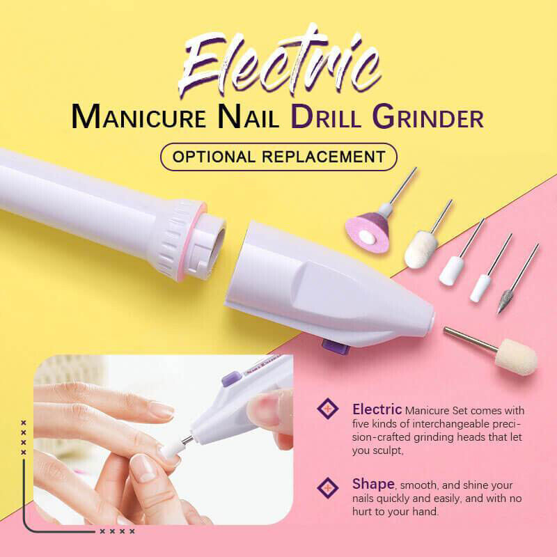 Nail Care Pen Type Mini Electric Grinding Machine Toenail File Tools ...