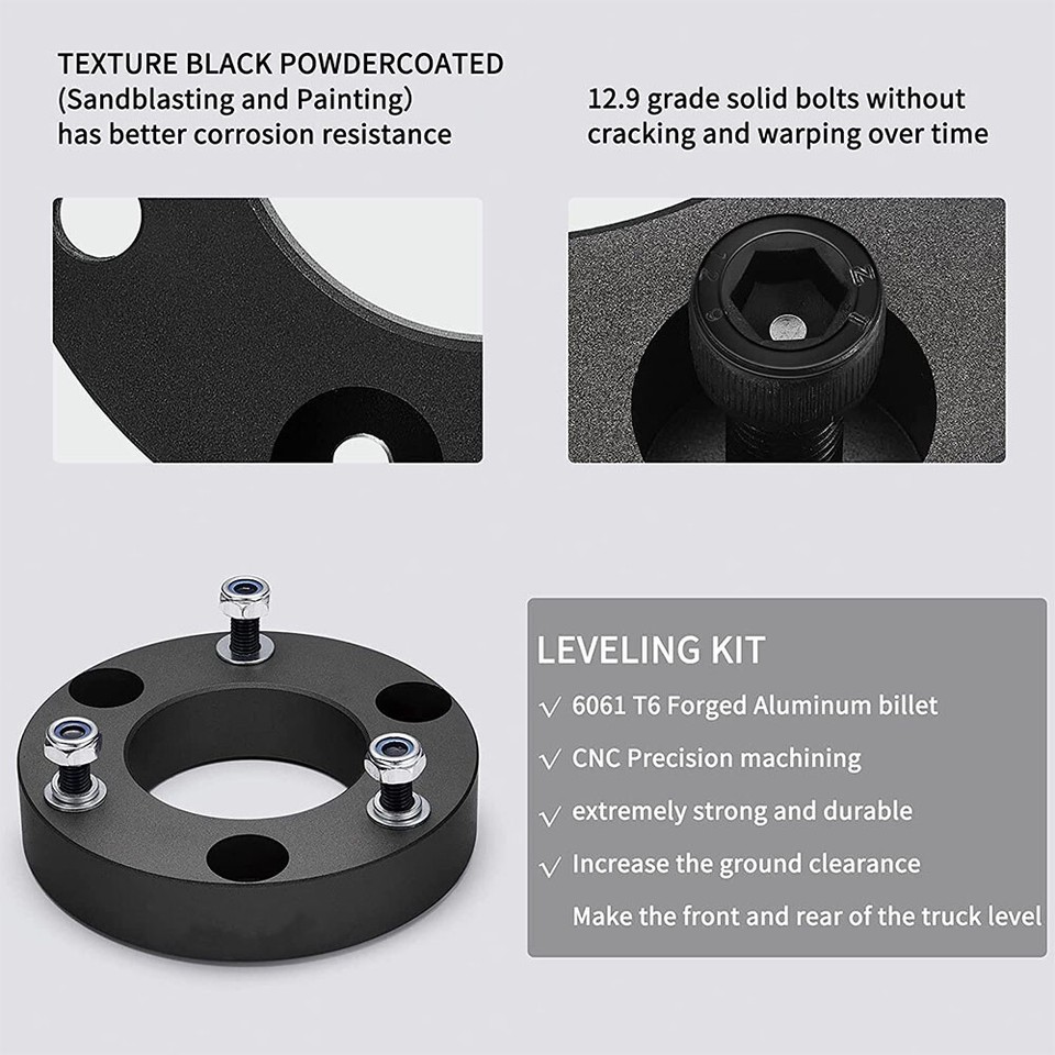 2" Front Leveling lift kit for 2007-2022 Chevy Silverado GMC Sierra ...