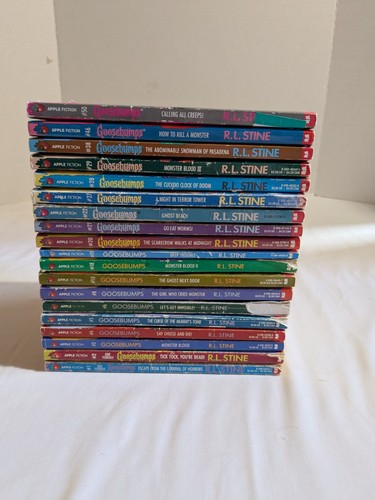 VTG Goosebumps Chapter Books Lot Of 19 RL Stine 1990's Scholastic | eBay