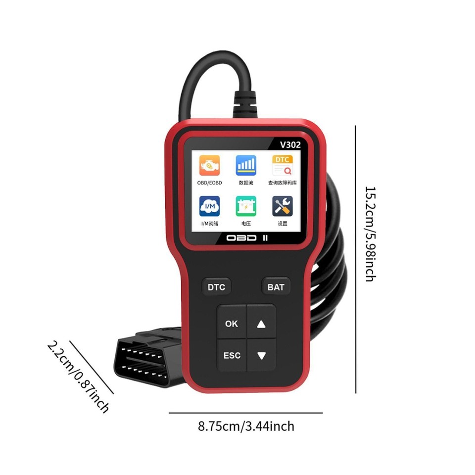 OBD2 Scanner Accurate Portable Real Time Data Battery Tester | eBay ...