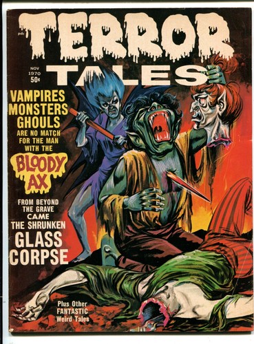 TERROR TALES Mag VOL. 2 #6 NOV 1970 (4.5) Bill Alexander Cover | eBay