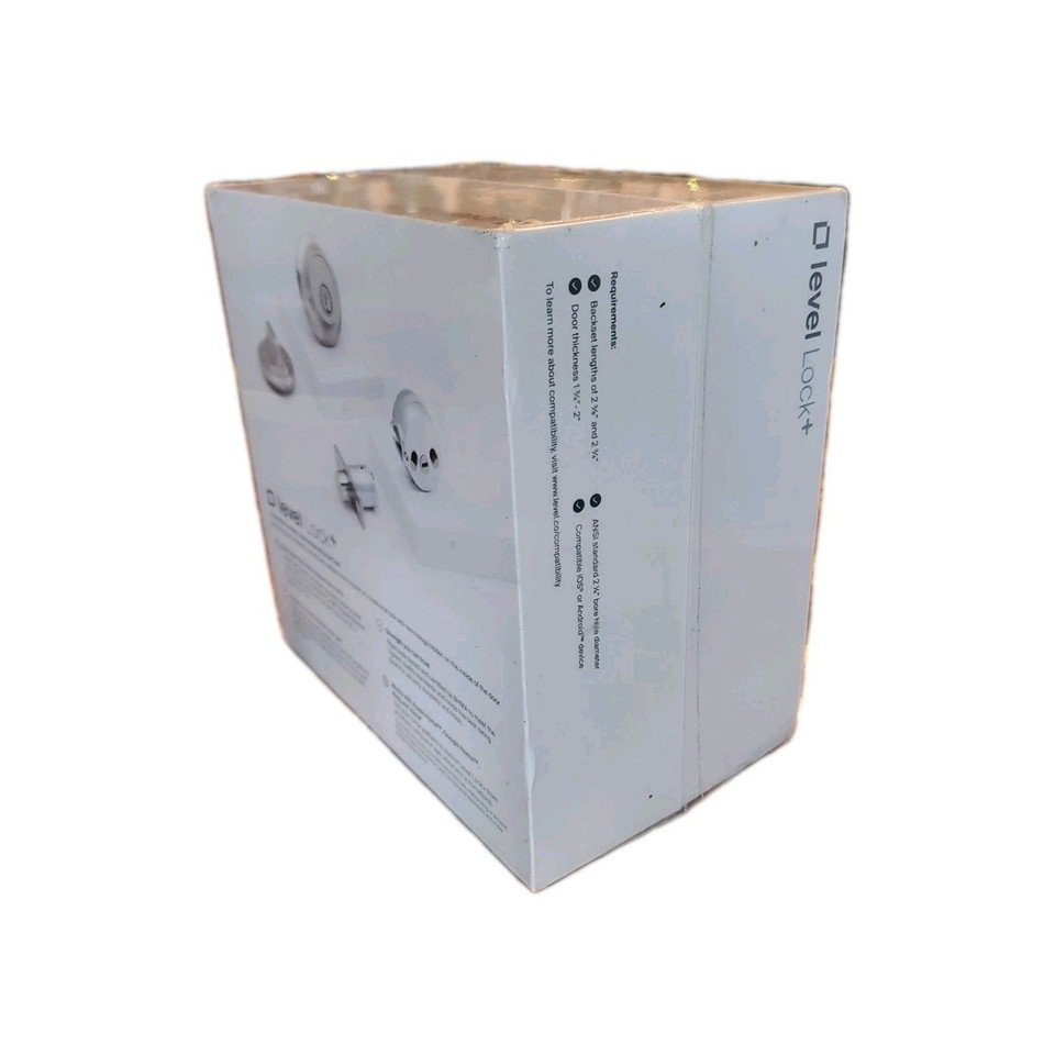 Level Lock+ Smart Lock – Satin Nickel – Invisible Bluetooth/Apple ...