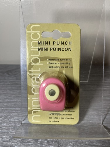 Crafts Button Paper Punch- Michael's- MINI CIRCLE PUNCH Scrapbooking ...