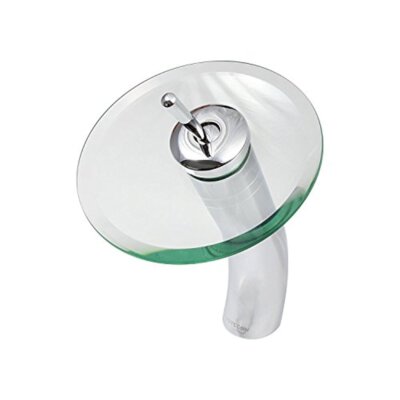 Dyconn Faucet Whitewater Glass Head Waterfall Bathroom/Vessel Faucet ...