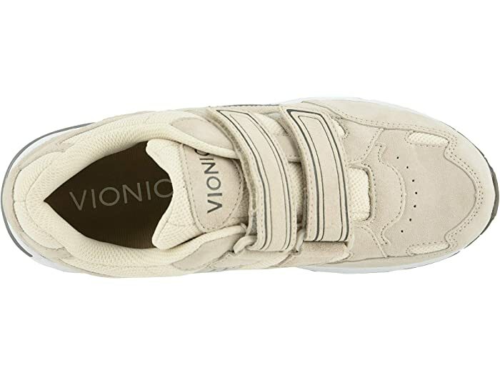 VIONIC TABI WALKER ARCH SUPPORT SNEAKER CREAM SUEDE SIZE 9 WIDE | eBay