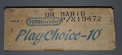 NOS DR. MARIO Nintendo PlayChoice 10 Arcade ORIGINAL PCB & Topper in ...