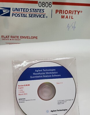 New - Agilent quantitative masshunter analysis b.06.00 software | eBay