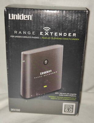UNIDEN DRX100 DECT 6.0 RANGE EXTENDER FOR UNIDEN CORDLESS PHONES NEW ...