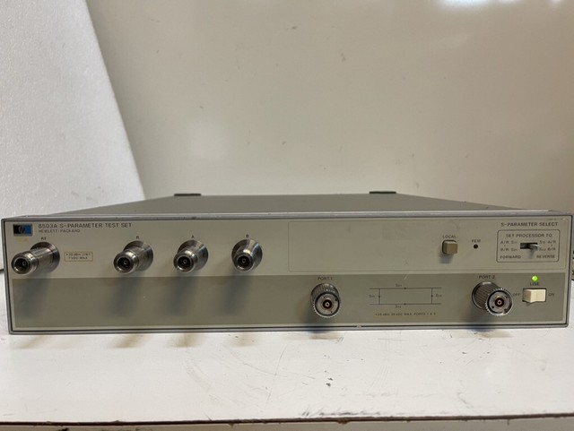 HP 8503A S-parameter Test Set OPT 001 Powers up High Value With a Low ...