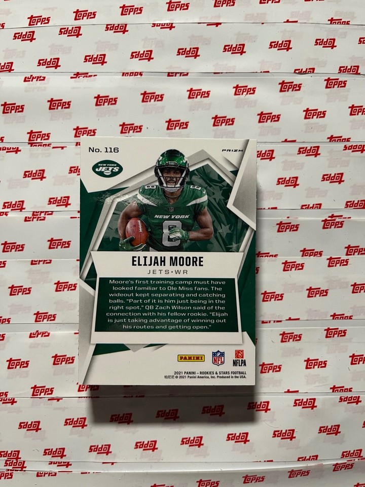 Elijah Moore 2021 Panini Rookies & Stars Pulsar Prizm Rookie card RC | eBay