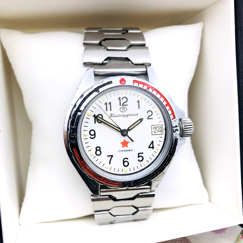 Komandirskie Vostok Wostok Watch Commander Military Soviet USSR 2414 ...