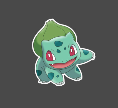 Pokemon Bulbasaur Sticker Decal | eBay