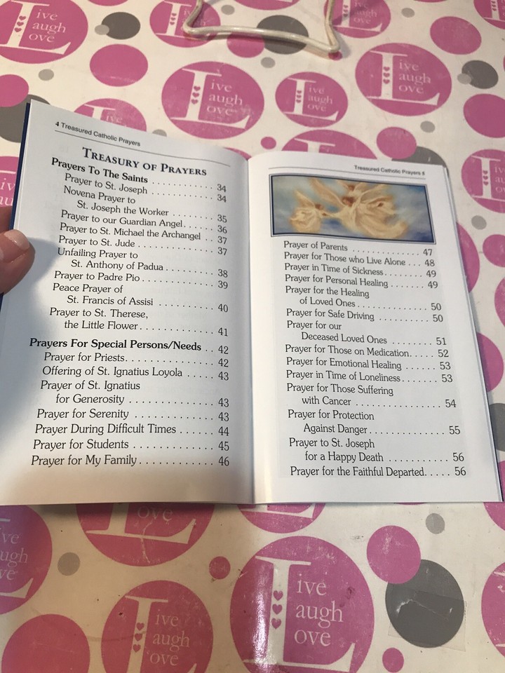 CATHOLIC PRAYER BOOK - "MY TREASURED CATHOLIC PRAYERS" | eBay