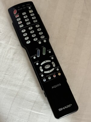 GENUINE SHARP GA416WJSB AQUOS HD LCD TV REMOTE - LC-37D40U LC-45D40U LC ...