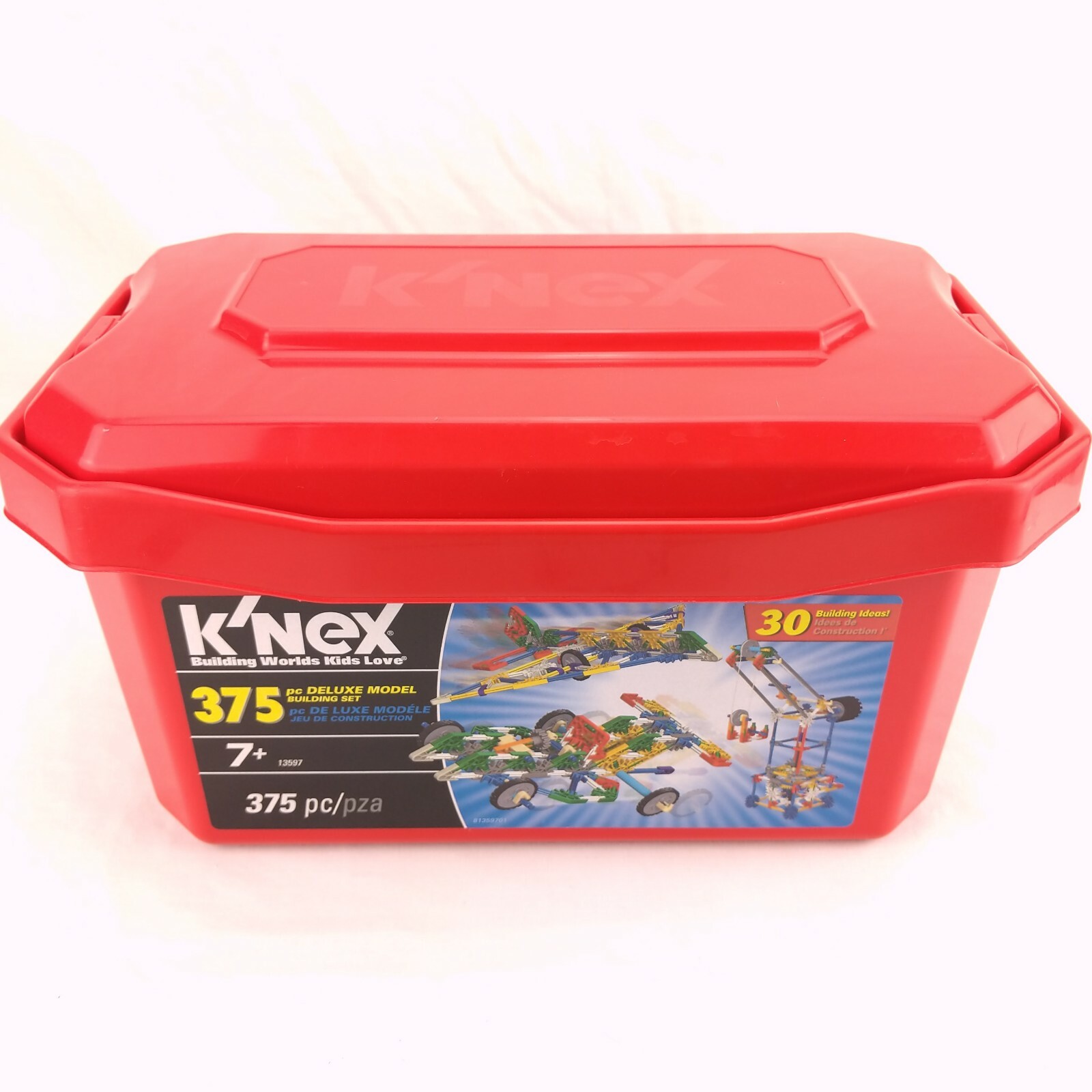 K'nex Storage Bin - Red - Various Years | eBay