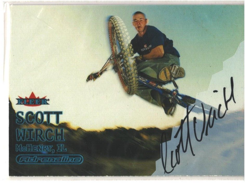 2000 FLEER Adrenaline SCOTT "SALTY" WIRCH BMX Rider Autograph Card | eBay