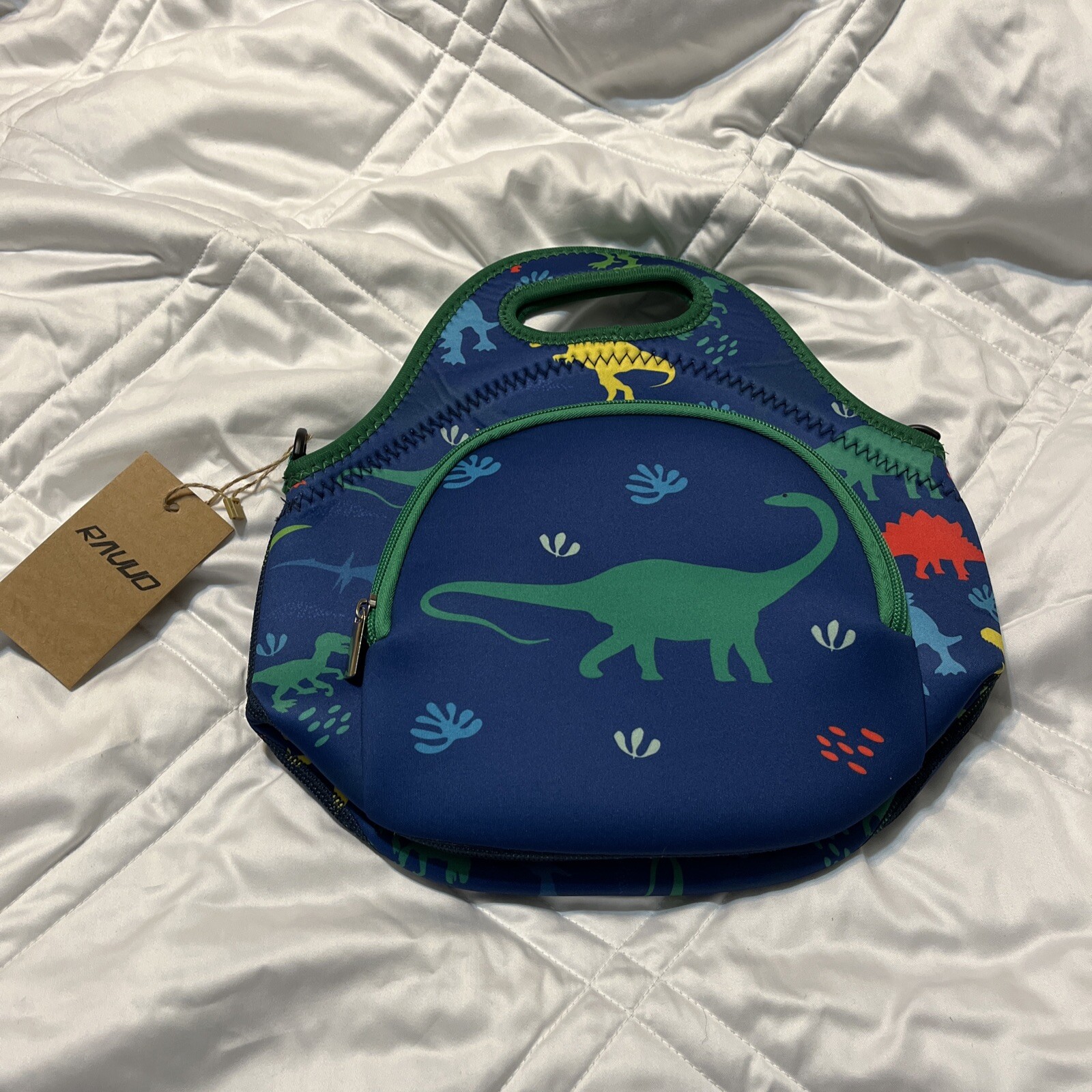 Lunch Bag for Boys RAVUO Lightweight Neoprene Insulated Lunch Box Tote ...