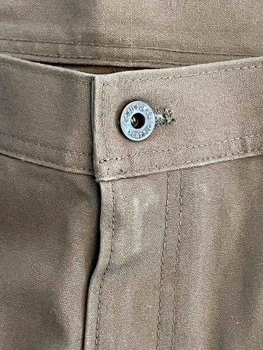 Filson Tin Cloth Upland Brush Pants Talon Zipper Hunting Pants Canvas ...