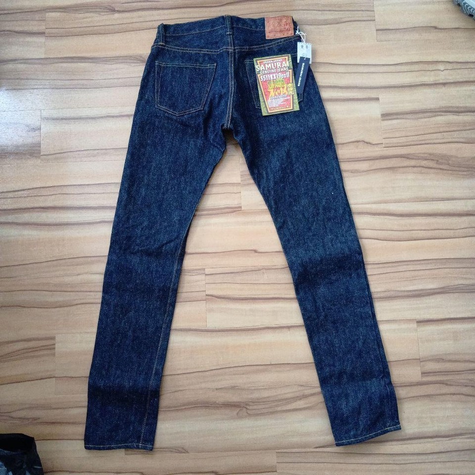 SAMURAI JEANS S511XX 19oz II Salvage Denim Pants Slim Fit W31 | eBay