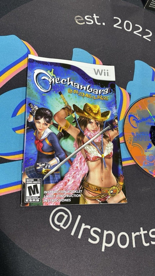 Onechanbara Bikini Zombie Slayers Nintendo Wii 2009 Game & Manual WORKS ...
