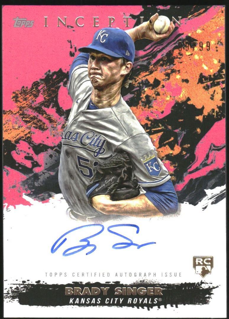 2021 Topps Inception - Rookie and Emerging Star Autographs Brady Singer ...