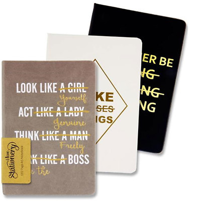 A5 Notebook Journal Inspirational Motivational Quotes Soft Touch Cover ...