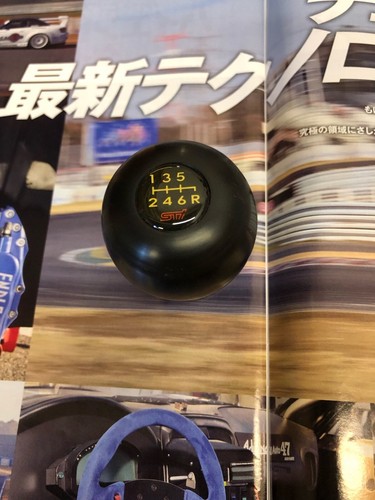 Shift Knob Legacy GDA GDB GC8 Black Subaru WRX Impreza STI 6 speed ...