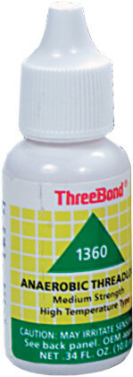 Three Bond Medium Hi Temperature Thread Lock 10 ml 1360AT003 | eBay