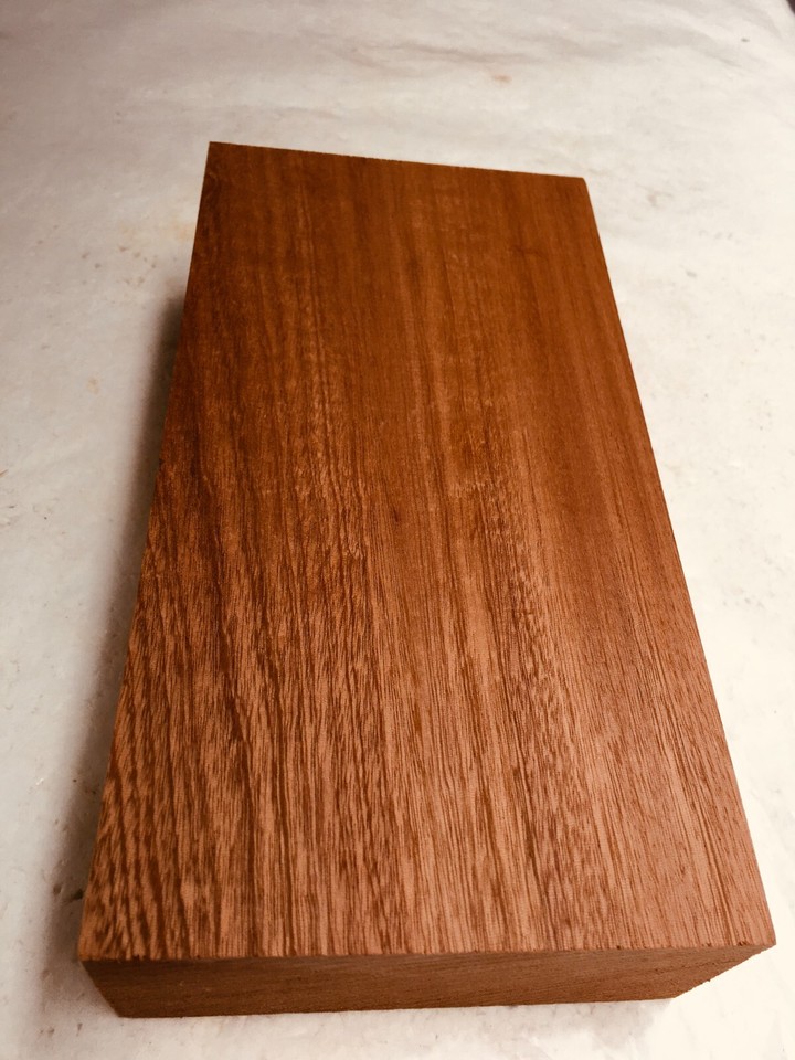 Solid Mahogany Timber Hardwood Blank Plinth Block Wood Craft Art Mount ...