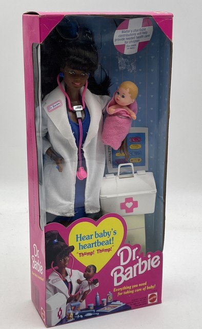 Barbie Doll 1993 Dr. Doctor Mattel Black 11814 NRFB African American ...