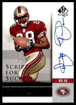 FB Derrick Hamilton 2004 SP Authentic Scripts for Success AU San ...