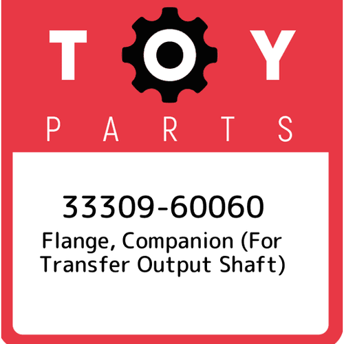 33309-60060 Toyota Flange, companion (for transfer output shaft ...