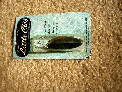 VINTAGE Seneca Little Cleo Wigl Lure- 2/5 Ounce & Blue/Nickle Color | eBay