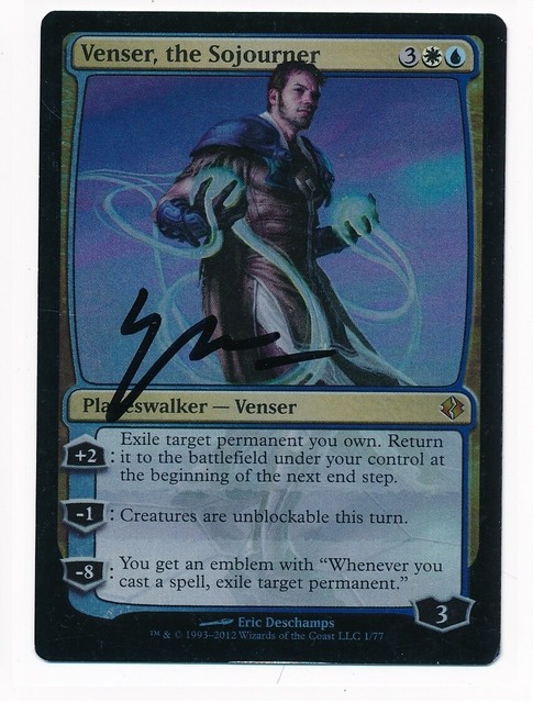 MTG Venser, the Sojourner venser Koth Foil Planeswalker Signed by Eric ...