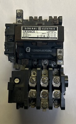 GENERAL ELECTRIC,CR306C0,MOTOR STARTER SIZE 1 27A 600V | eBay